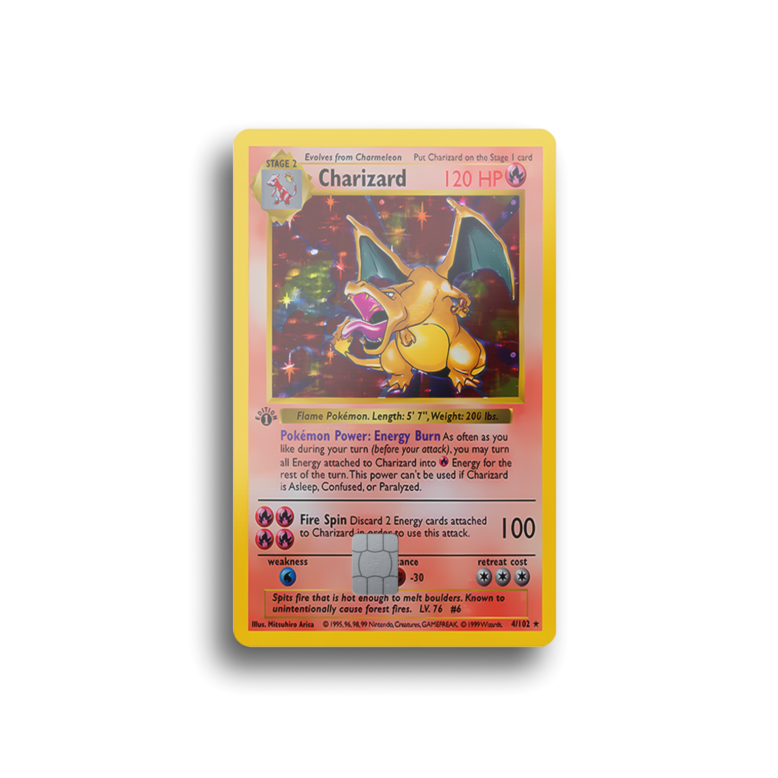 Charizard First Edition Card Skin - Style My Card