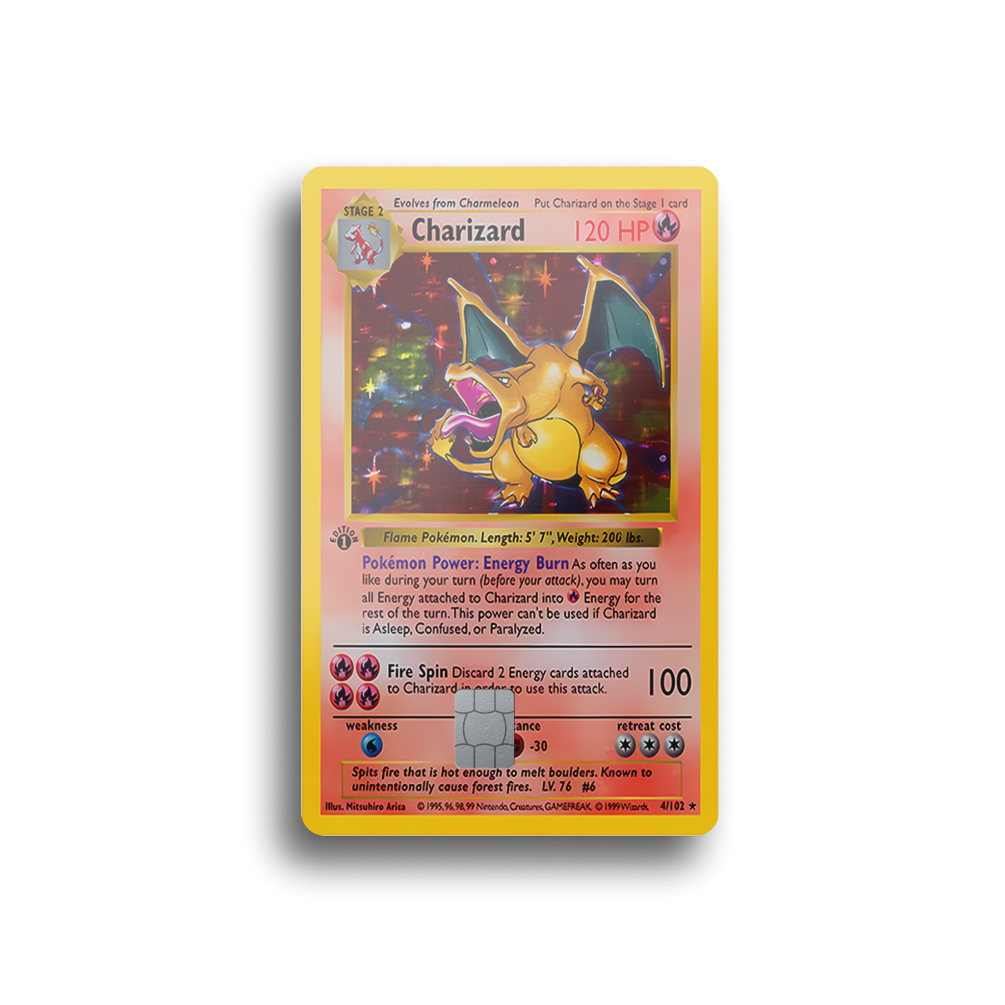 Charizard First Edition Card Skin - Style My Card
