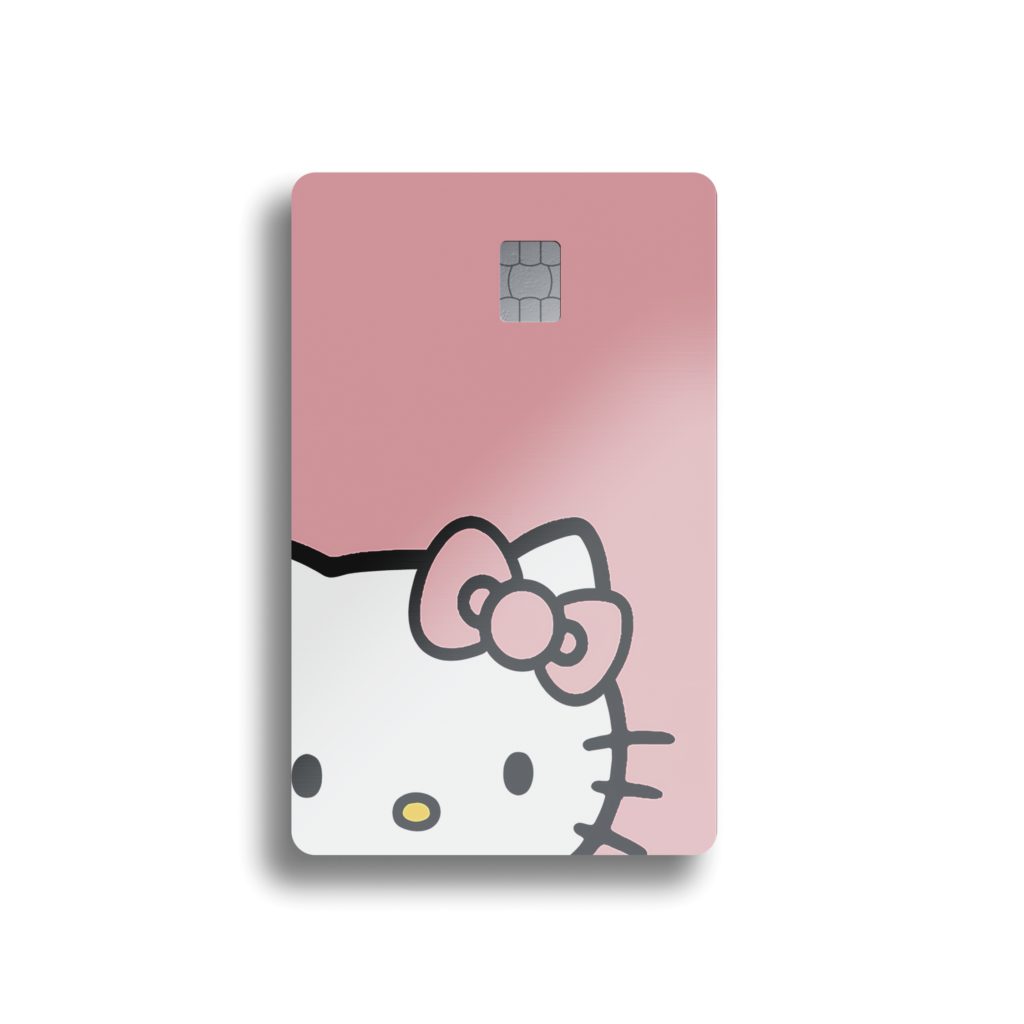 Hello Kitty Minimalist Pink Card Skin - Style My Card
