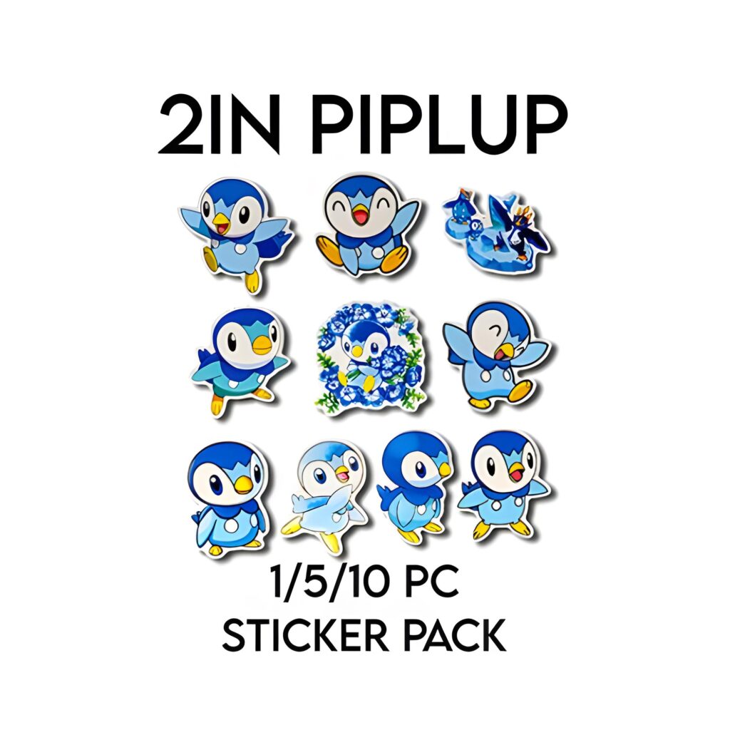 Piplup Sticker Pack - Style My Card