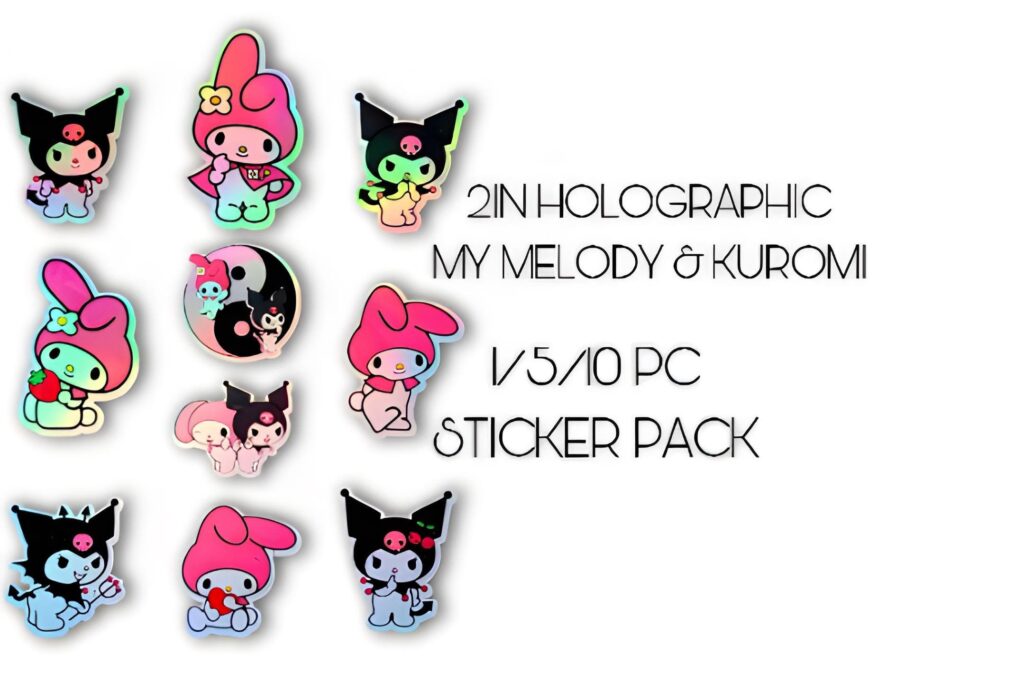My Melody & Kuromi Sticker Pack - Style My Card
