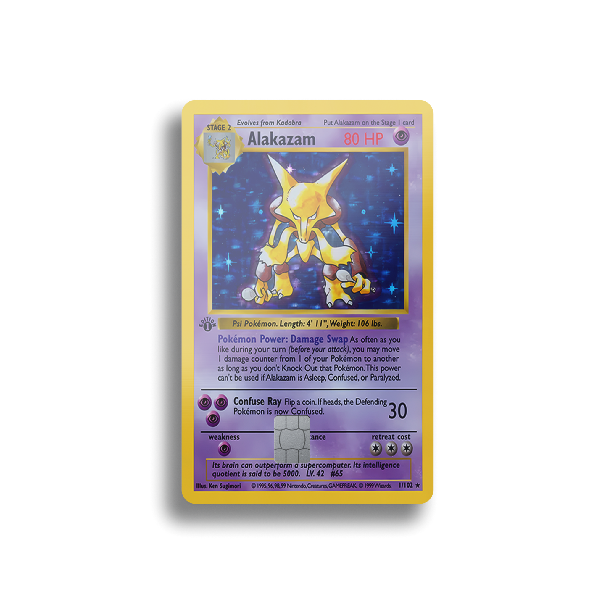 Alakazam First Edition Card Skin - Style My Card
