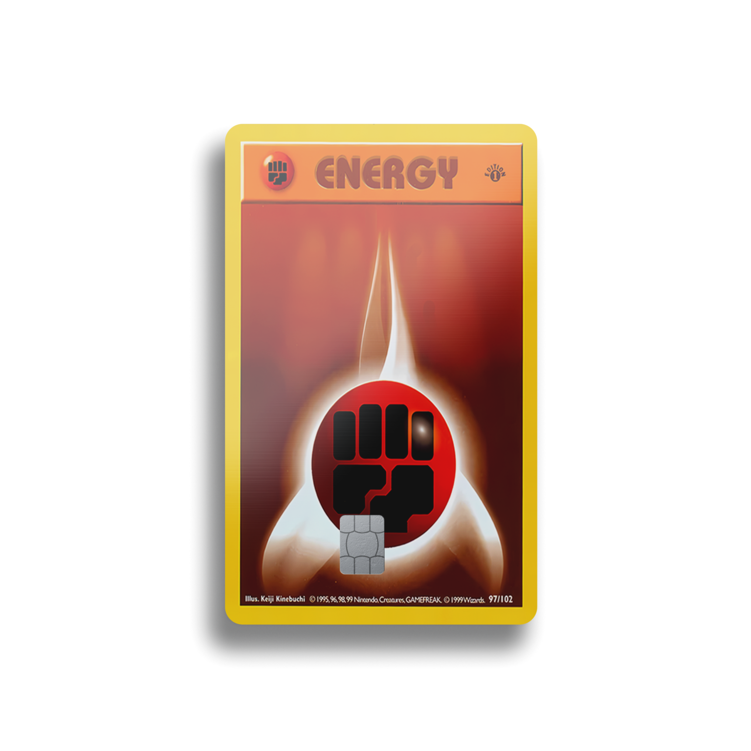 Fighting Energy First Edition Card Skin - Style My Card