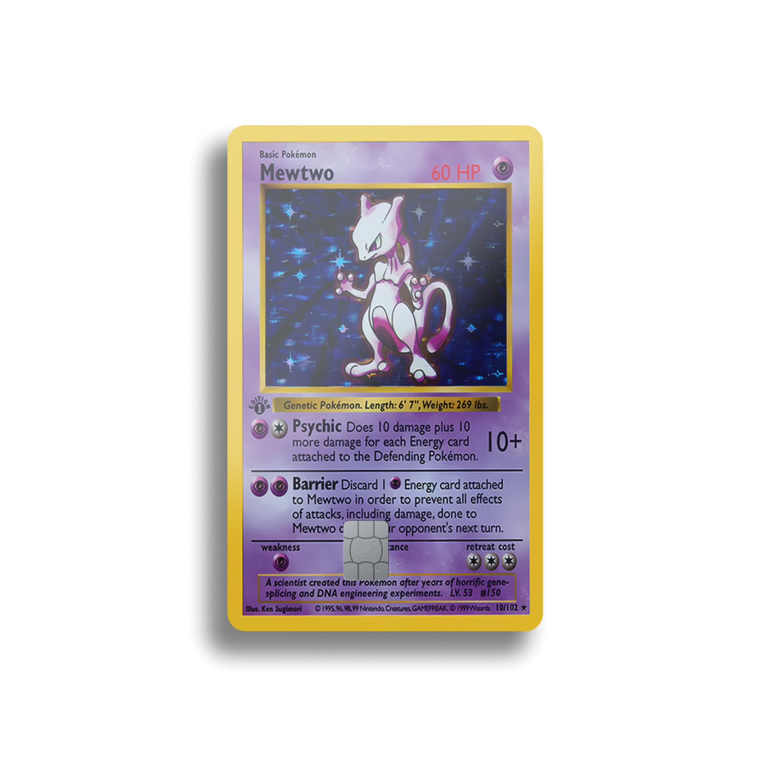 Mewtwo First Edition Card Skin - Style My Card